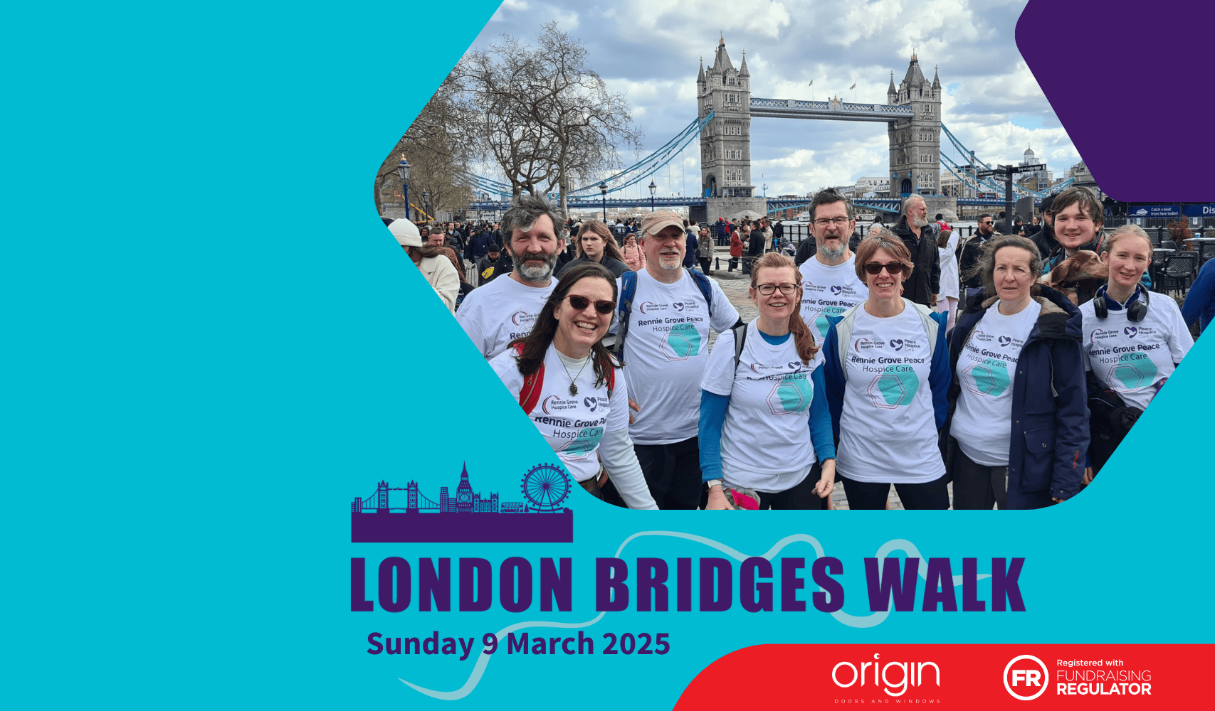 London Bridges Walk 2025 - Rennie Grove Peace Hospice Care
