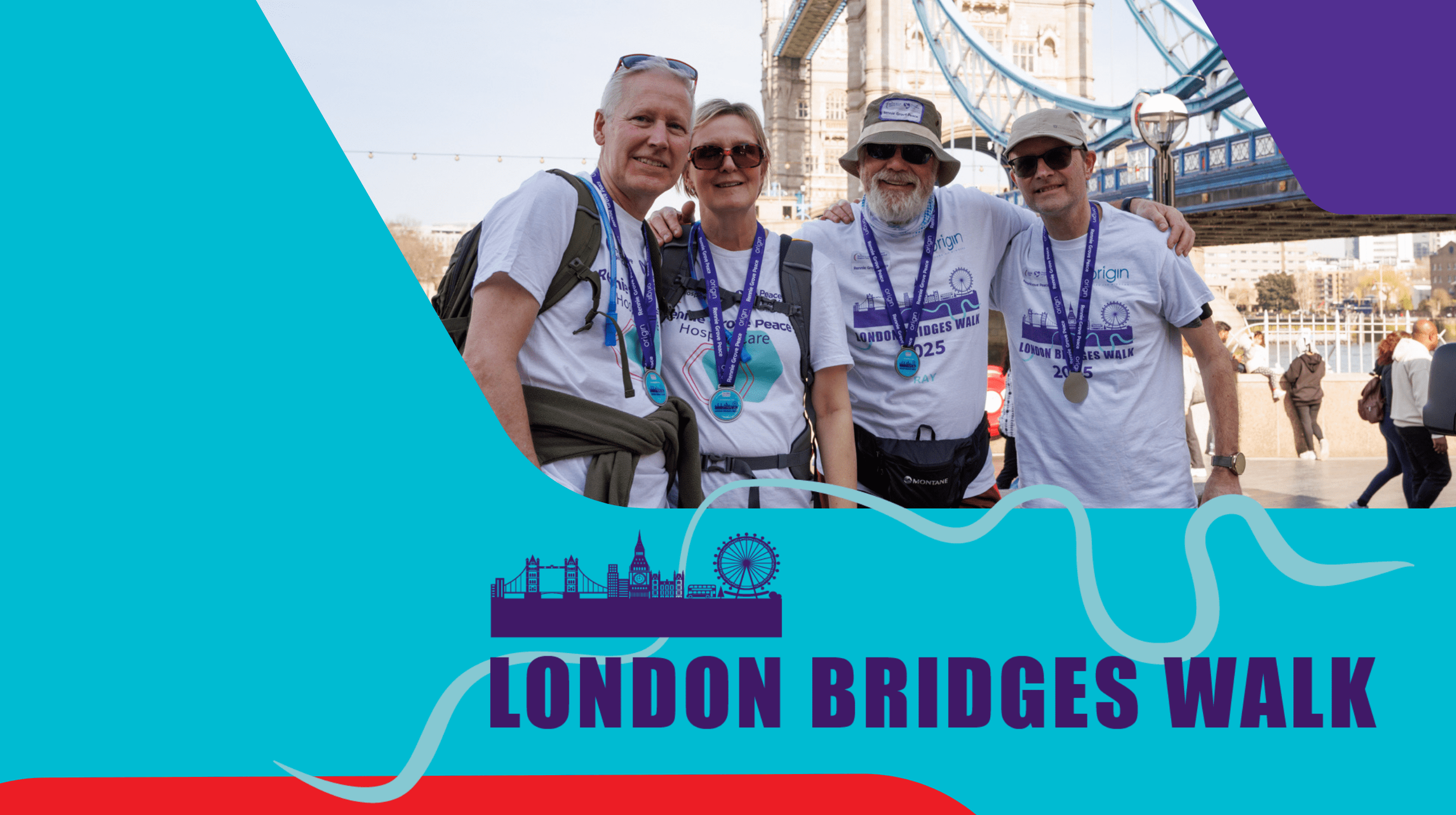 London Bridges Walk - Rennie Grove Peace Hospice Care